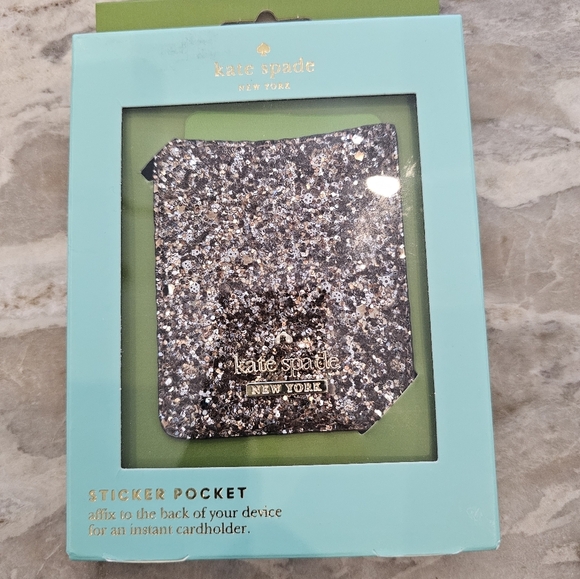 kate spade | Other | Newkate Spade Bronze Glitter Sticker Pocket | Poshmark